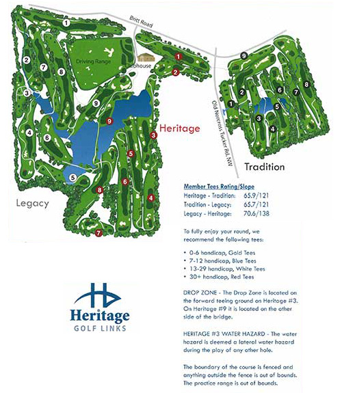 Course Details - Heritage Golf Links